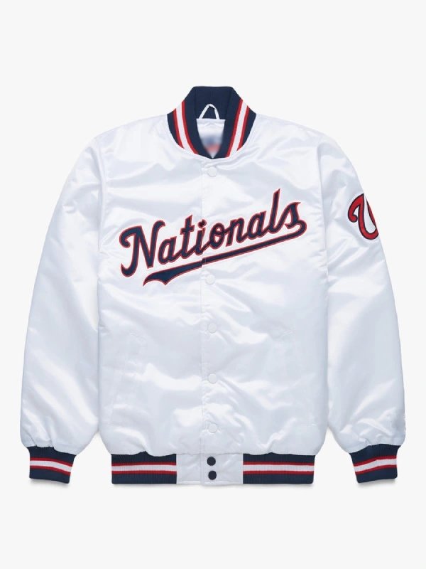 Starter Nationals Satin Jacket - Leather Jacketz